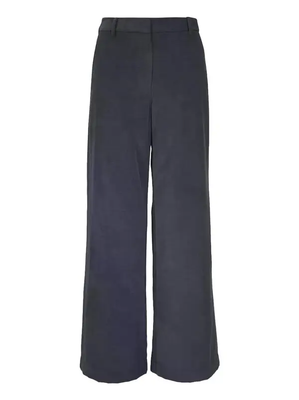 TWP Patch-pocket Wide Leg Trousers - Grey