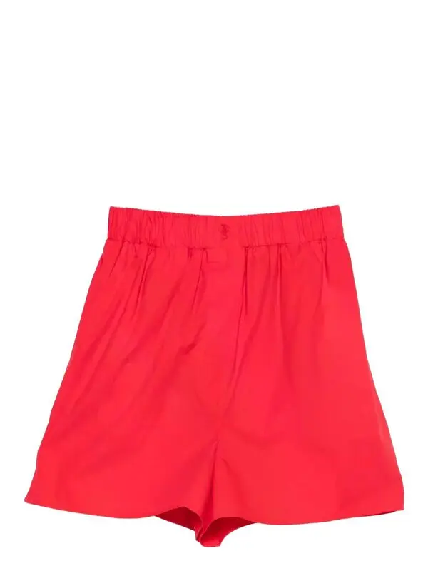 THE FRANKIE SHOP Relaxed Fit Elasticated Shorts - Red