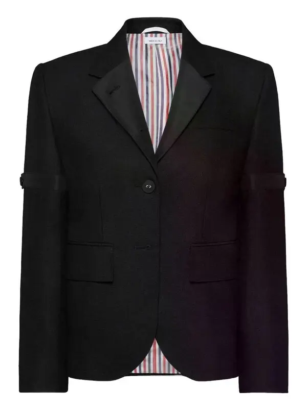 Thom Browne Button Blazer - Black