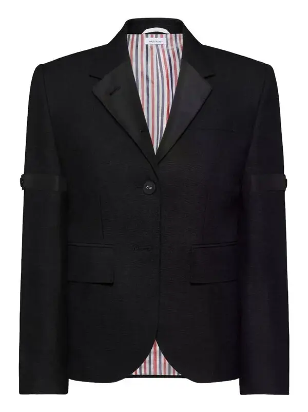 Thom Browne Button Blazer - Black