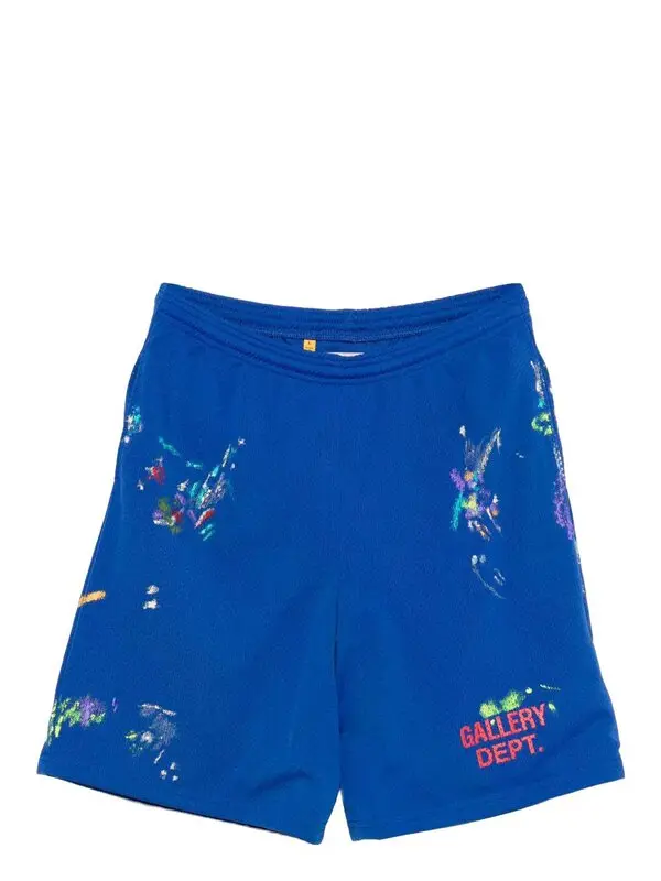 GALLERY DEPT. X Josué Thomas Painted Track Shorts - Blue