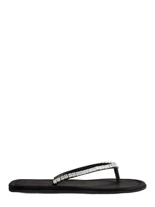 GIUSEPPE ZANOTTI Hatsumomo Thong Sandals - Black