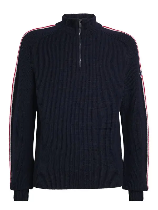 Fusalp Merino Wool Dorianau Sweater - Blue