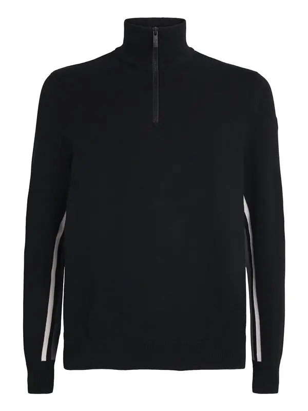 Fusalp Quarter-zip Natom Sweater - Black
