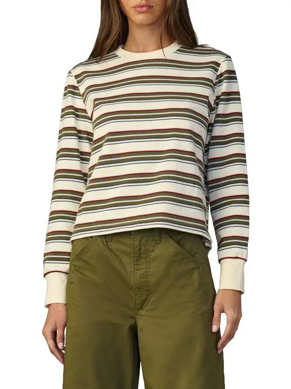 Joe's Jeans Stripe Long Sleeve T-shirt - Ivy Multi Stripe