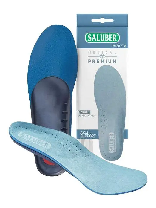 SALUBER Premium Full Length Orthotic Insole - Blue