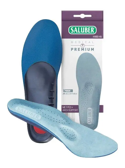 SALUBER Full Length Orthotic Insole - Blue