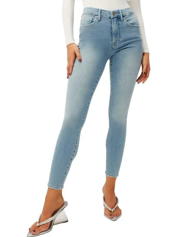 Good American Good Legs Ankle Skinny Jeans - Blue629n