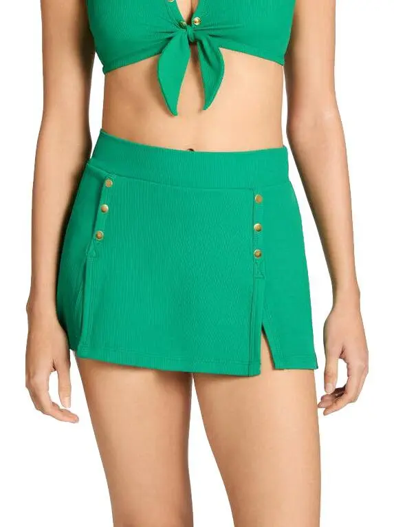 Robin Piccone Swim Cover-up Skirt - Emerald