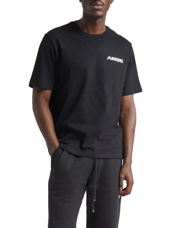 Amiri Sport Logo Graphic T-shirt - Black