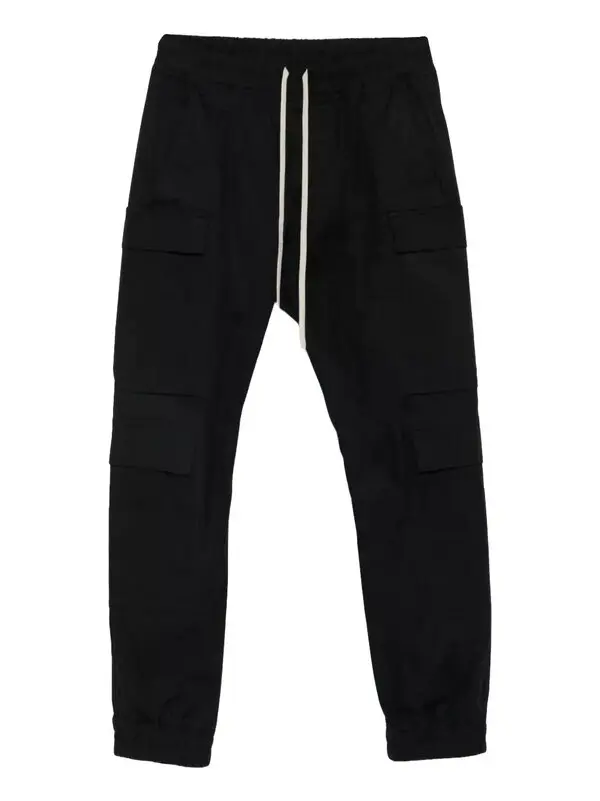 Rick Owens Mastodon Drawstring Cargo Pants - Black