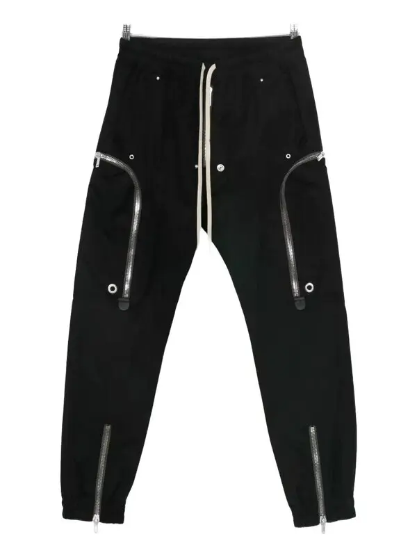 Rick Owens Bauhaus Zip-detail Trousers - Black