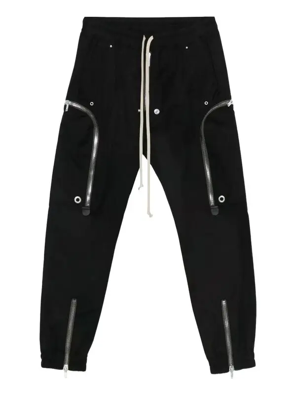 Rick Owens Bauhaus Zip-detail Trousers - Black
