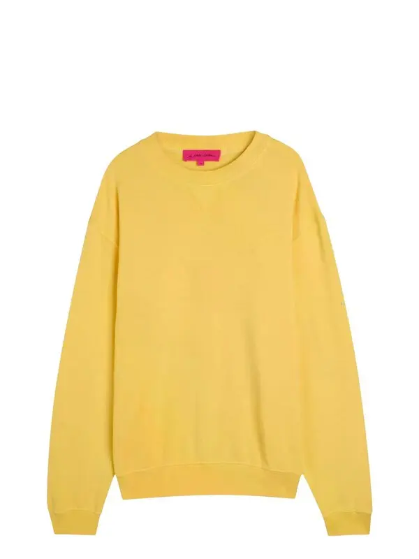 THE ELDER STATESMAN Daily Sweatshirt - Yellow