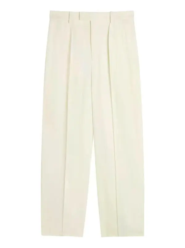 Wardrobe.NYC Pleated Trousers - Neutrals
