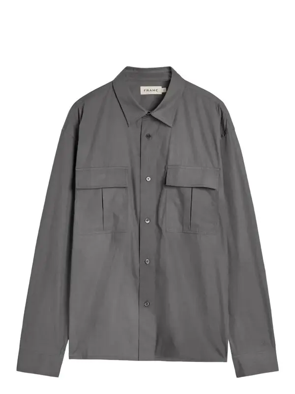 FRAME Chest-pocket Shirt - Grey