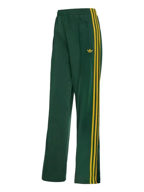 Adidas Loose Fit Stripe Track Pants - Green