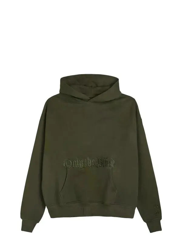 ONLY THE BLIND Long-sleeve Hoodie - Green
