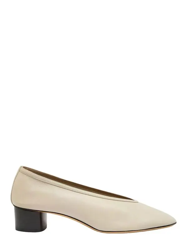 Le Monde Beryl Luna Block-heel Pumps - Neutrals