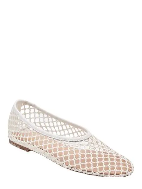 Marc Fisher Jazlyn Pointed Toe Flat - Ivory