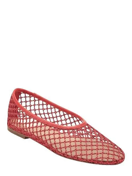 Marc Fisher Jazlyn Pointed Toe Flat - Medium Red
