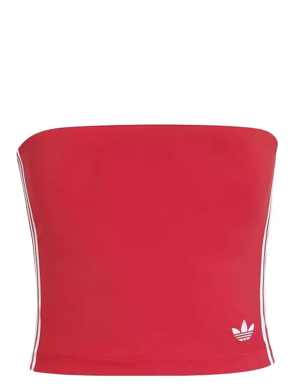 Adidas Three Stripe Tank - Red