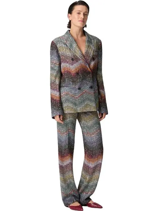 Missoni Double-breasted Blazer With Sequins - Multicoloured