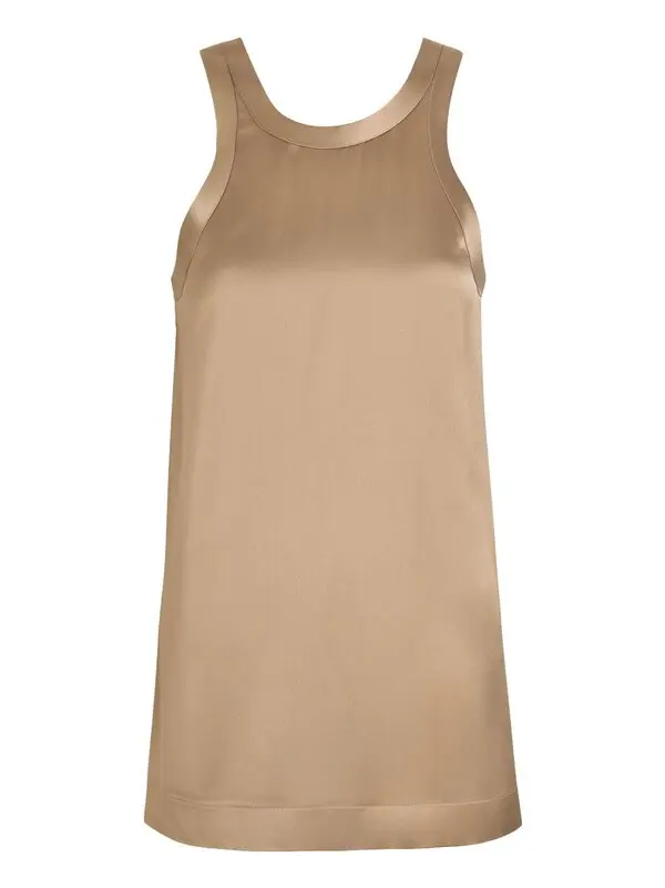TOTEME Satin Tank Top - Beige