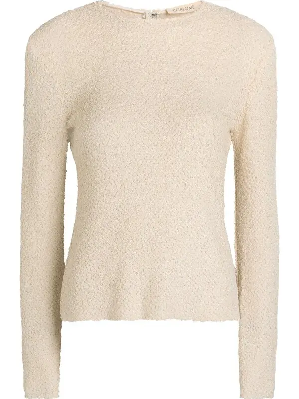 HEIRLOME Amy Bouclé Top - Cream