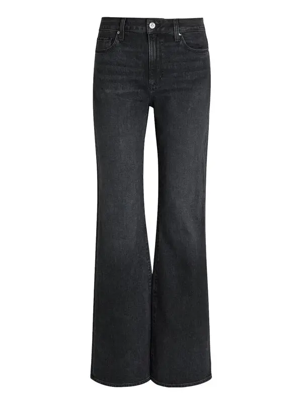 Paige Sofia Flared-leg Jeans - Black