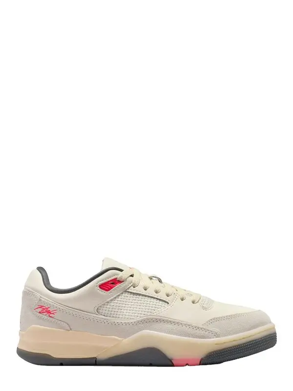 JORDAN Flight Court Infrared Sneakers - Pale Ivory/muslin/anthracite