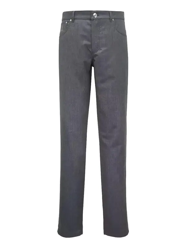 Brunello Cucinelli Five-pocket Trousers - Grey