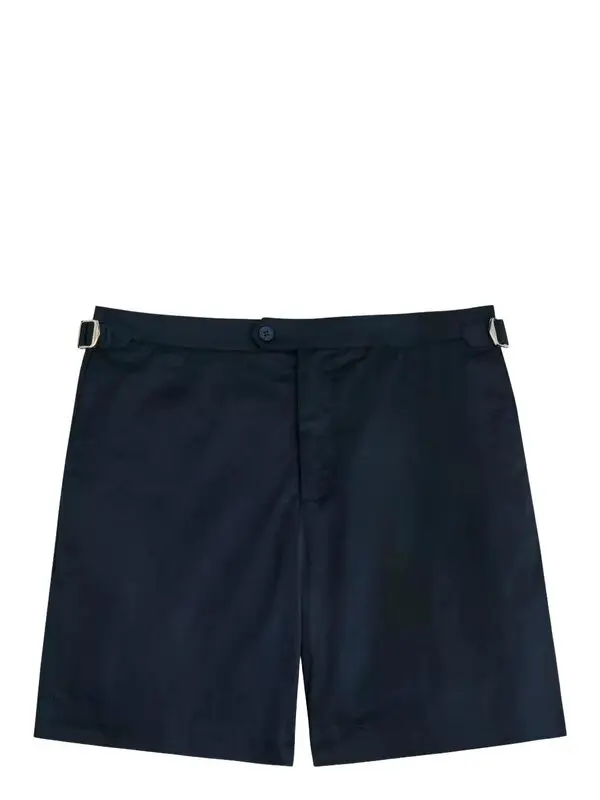 RAITH Buckle Tailored Shorts - Blue