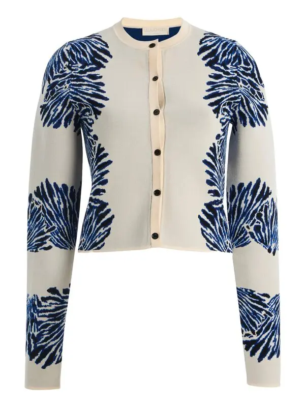 Ulla Johnson Carina Knit Jacquard Cardigan - Multi