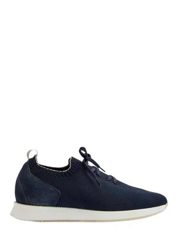 AURELIEN Knitted Slip-on Sneakers - Blue