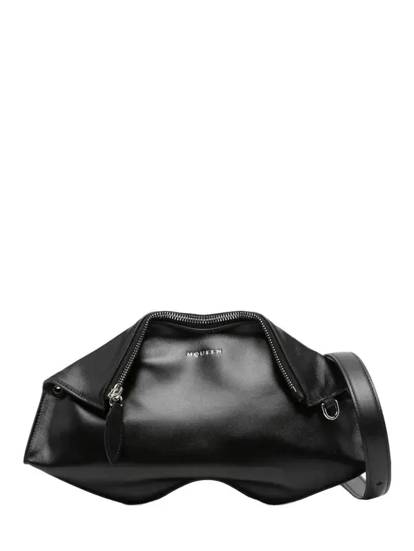 Alexander McQueen Manta Zip Clutch - Black
