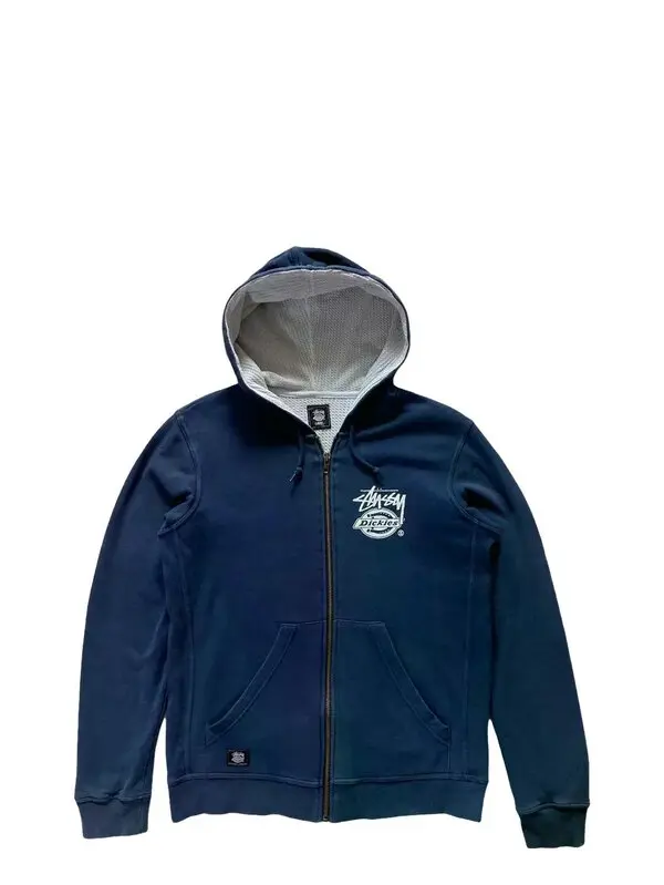 StÜssy X Dickies Zip-up Hoodie - Blue