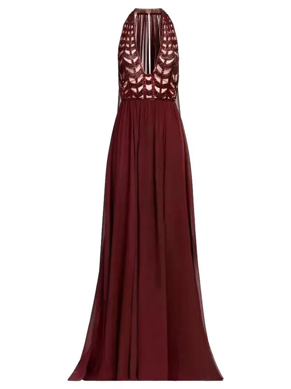 Elie Saab Maxi Dress - Red