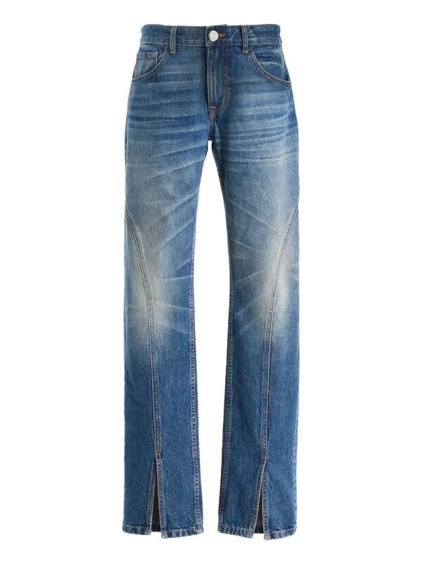 Brandon Maxwell The Campbell Jeans - Medium Wash