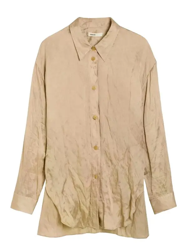 Khaite Buttoned Shirt - Neutrals