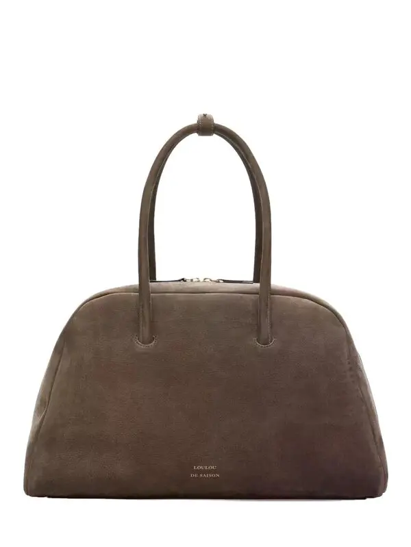 Loulou De Saison Suede Zip Tote Bag - Brown