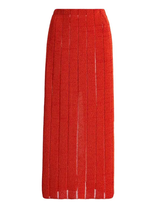 Proenza Schouler Maelle Midi Skirt - Red