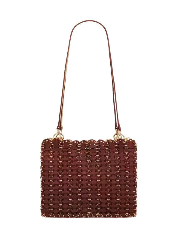 Rabanne 1969 Iconic Discs Shoulder Bag - Red