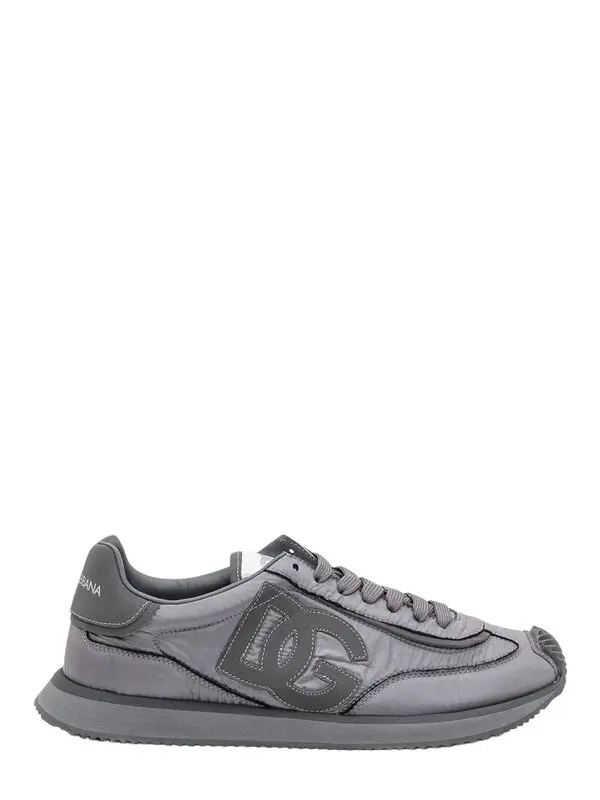 Dolce & Gabbana Low-top Fabric Sneakers - Grey