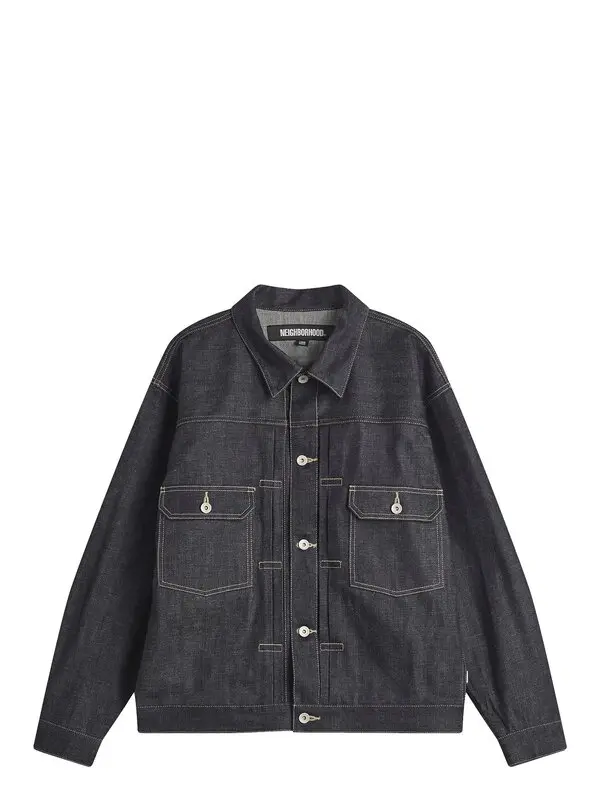 NEIGHBORHOOD Rigid Denim Type-2 Jacket - Indigo