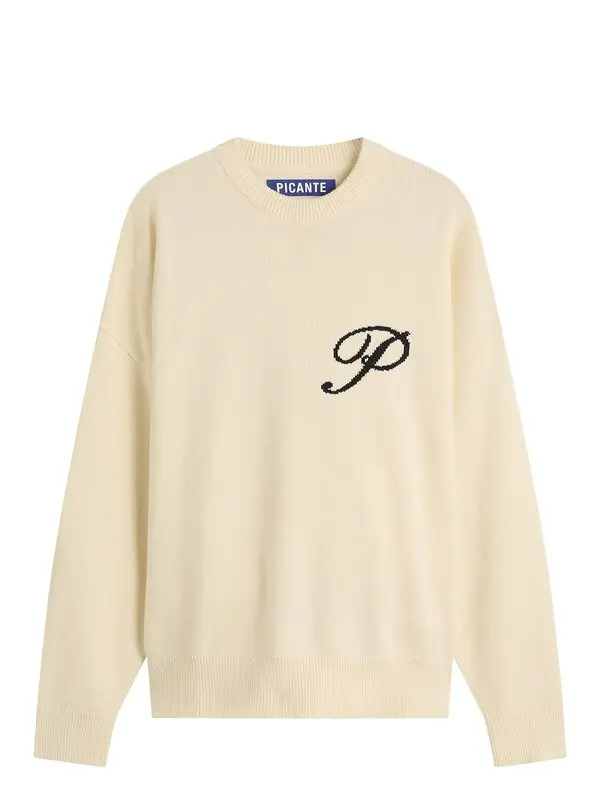 PICANTE Gallery Knit Sweater - Ivory