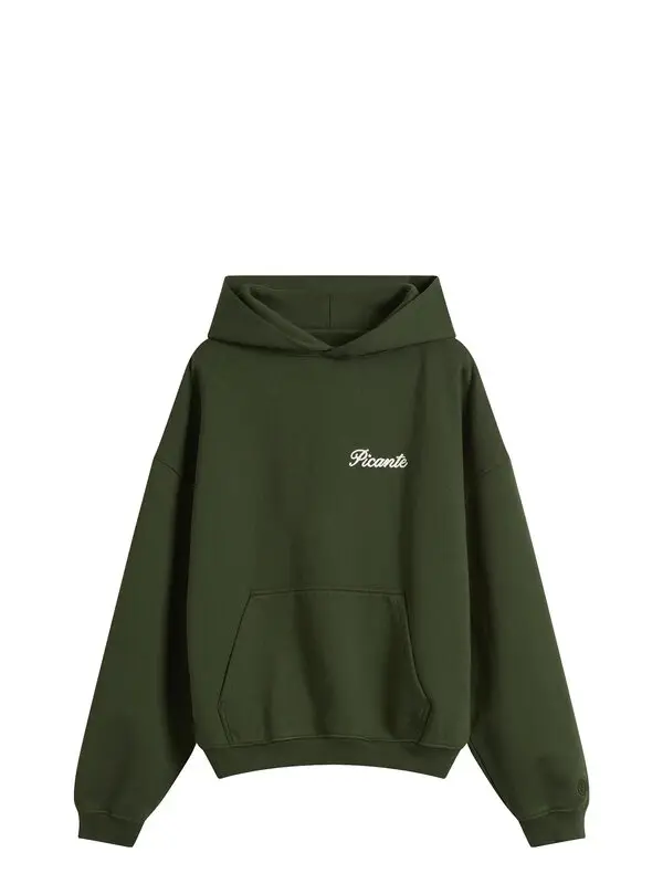 PICANTE Tailor Chain-stitch Hoodie - Kombu Green