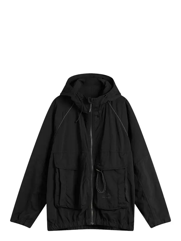 ROA X And Wander Garment Dye Nylon Hooded Jacket - Black