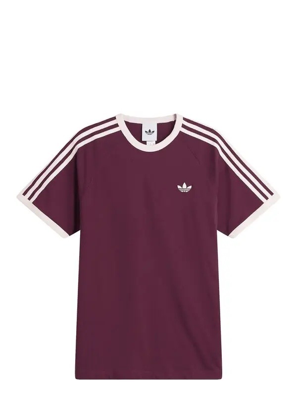 Adidas 3s T-shirt - Maroon/off White