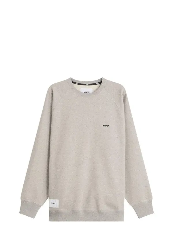 WTAPS Sign Logo Relaxed Sweatshirt - Gray